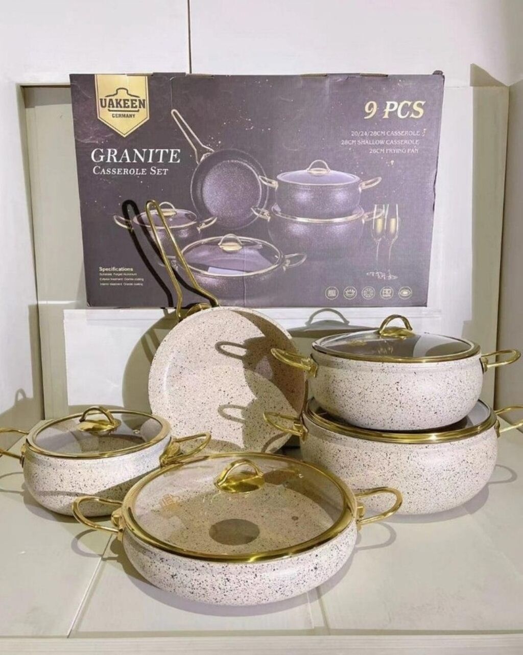 Набор казанов Uakeen Germany Основные характеристики: 9800 KGS Кастрюли ...