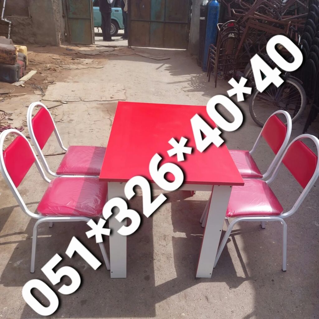 Masa ve oturacaq destleri stol stul: 150 AZN Комплекты столов и стульев | Баку | 84684169 ᐈ ...