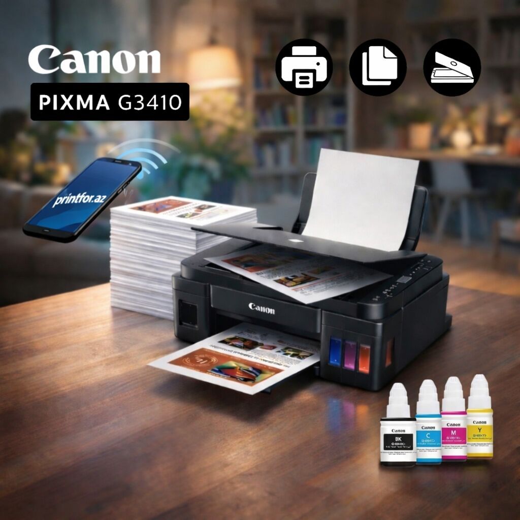 Canon PIXMA G3410 çoxfunksiyalı printer -: Razılaşma yolu ilə Digər ...